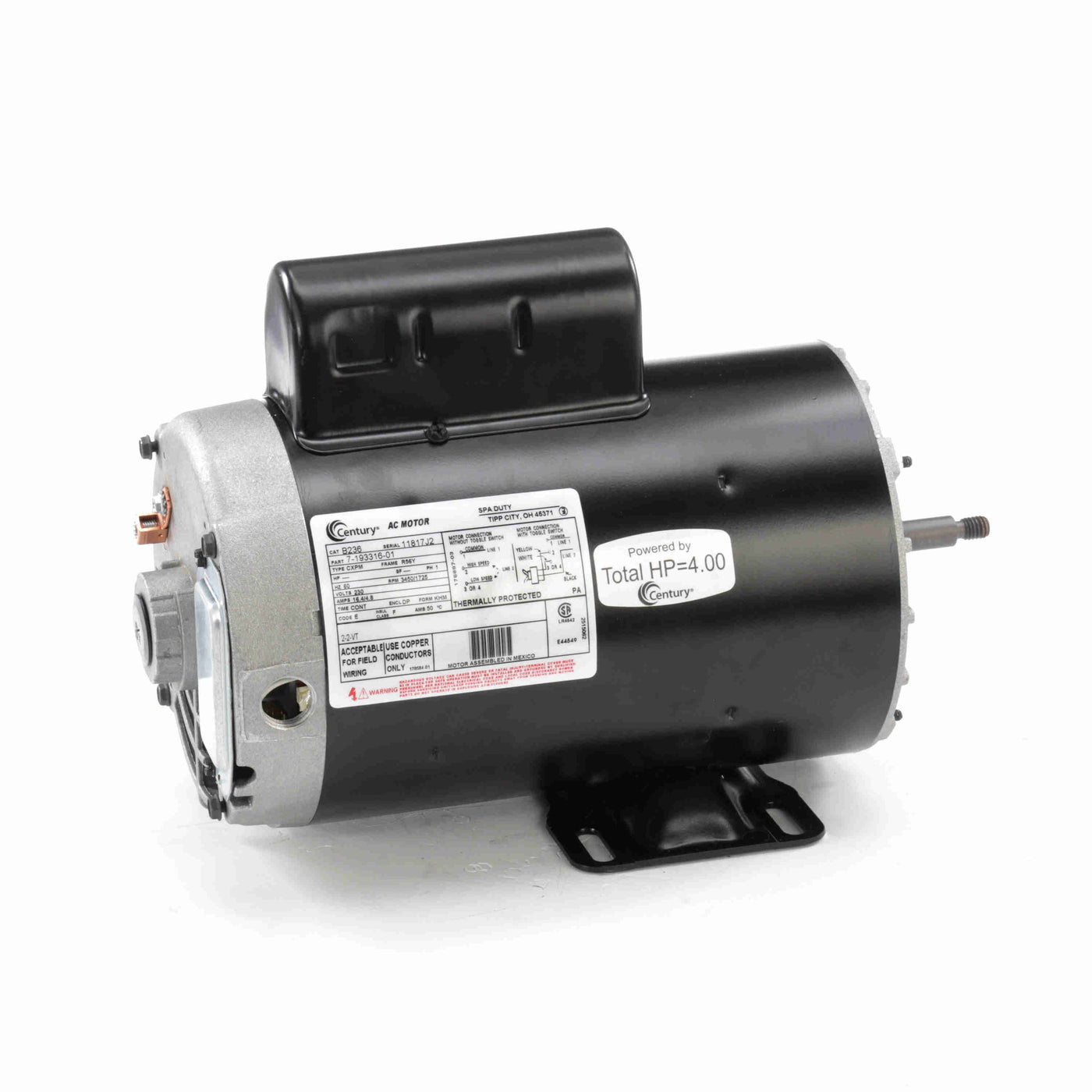 Century B236 Pool Pump Motor - B236 — EmotorPro