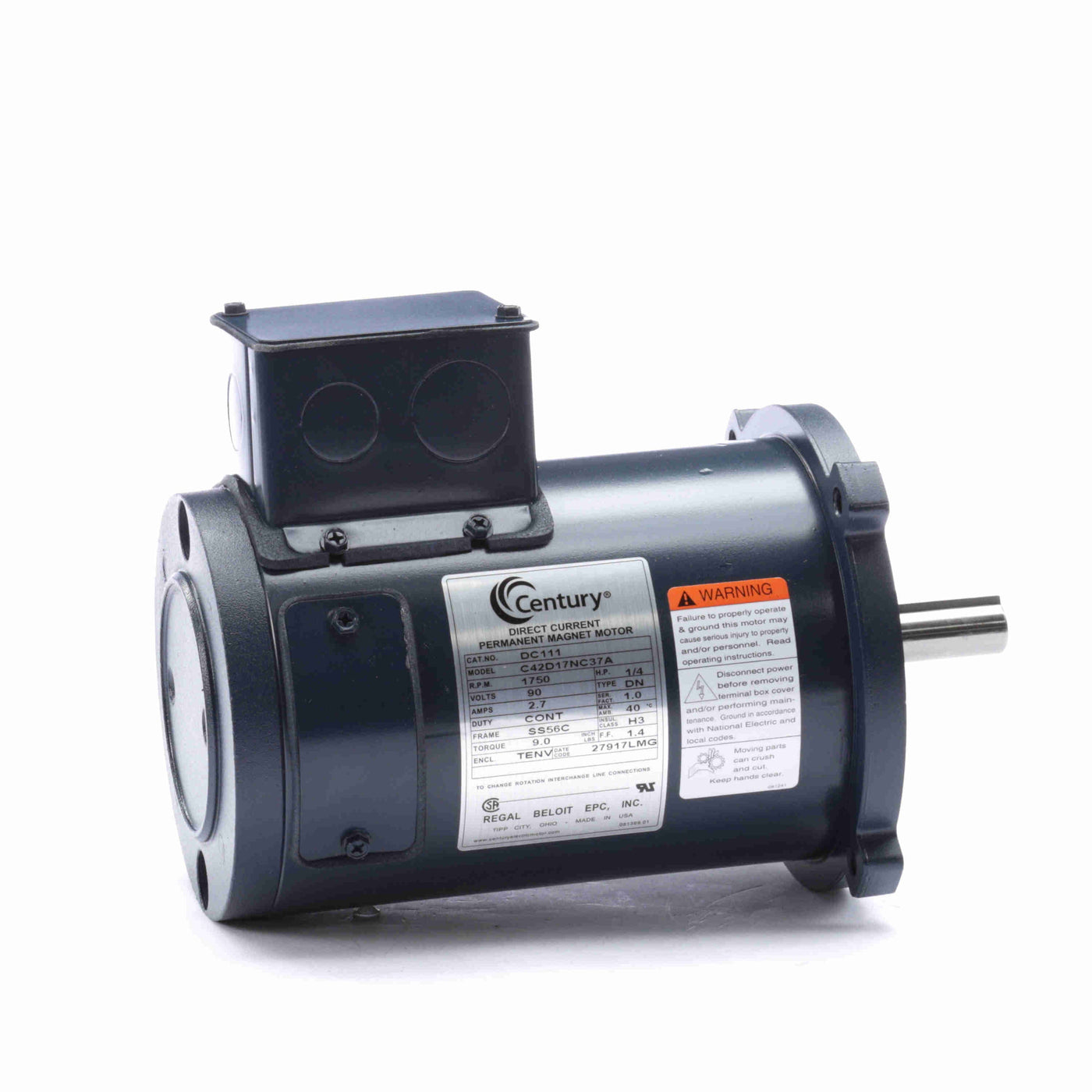 Century DC111 General Purpose DC Motor - DC111 — EmotorPro