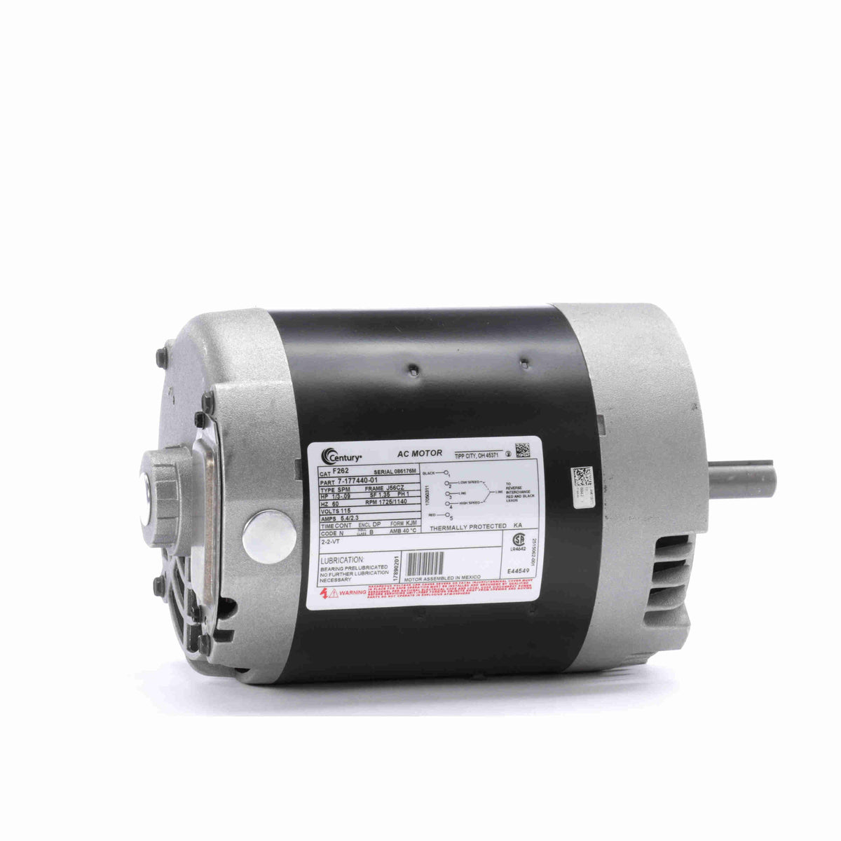 Century F262 HVAC Ventilation Fan Motor - F262 — EmotorPro